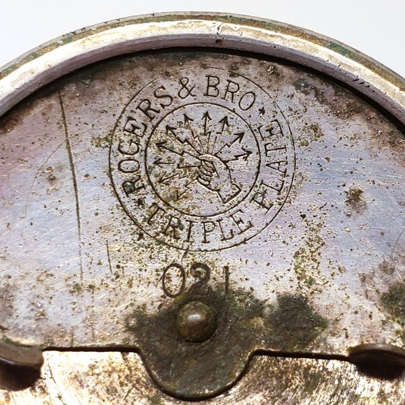 Rogers & Bro | Dining | Antique Salt Pepper Shaker Rogers Bro Triple Plate Silverplate 3 | Poshmark